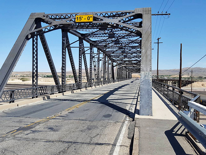Engineering meets desert aesthetics on this historic bridge – a testament to the infrastructure that connected Barstow to the wider world.