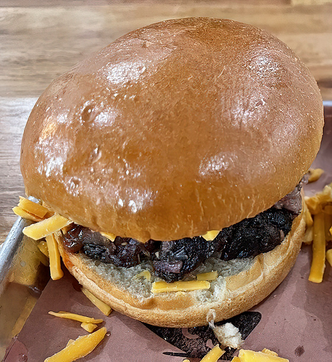 A burger that doesn't need a fancy name or fourteen toppings to impress. Sometimes simplicity, executed perfectly, is the ultimate sophistication.