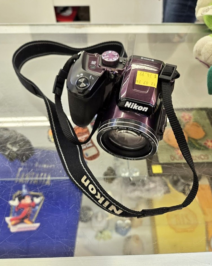 That purple Nikon might have captured someone's Grand Canyon vacation, and now it's ready for your photographic adventures at a fraction of retail.