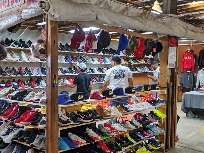 Sneaker seekers' heaven&mdash;where footwear fashion spans decades and every shelf holds the possibility of finding that discontinued style you've missed.