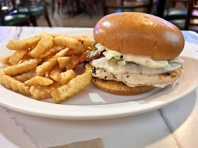 A chicken sandwich that proves sometimes the simplest things in life are the most satisfying.