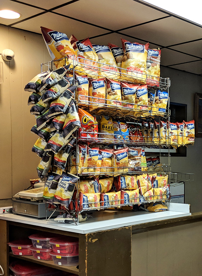 Chip heaven awaits! Maid-Rite's impressive selection proves they take the supporting actors in your meal just as seriously as the stars.