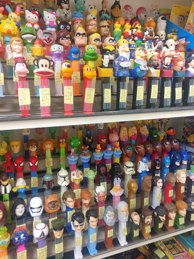 PEZ paradise! This colorful character collection proves that sometimes the sweetest nostalgia comes in the smallest packages.