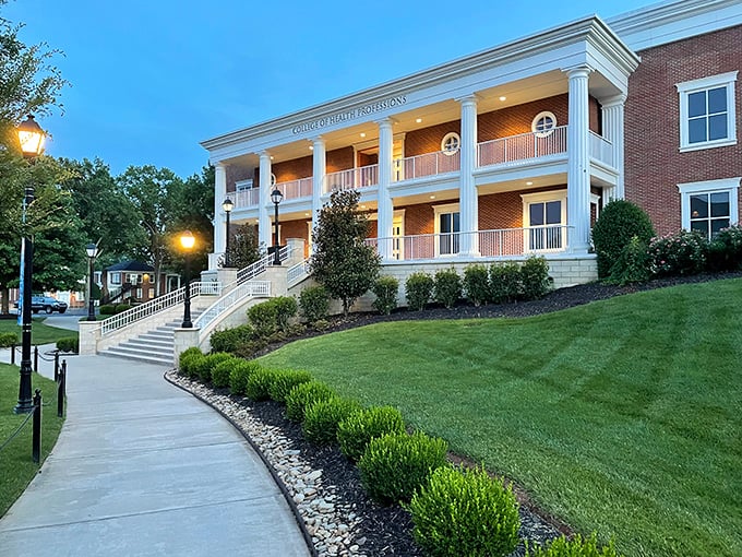 The college campus blends seamlessly into town life, creating that ideal educational community atmosphere everyone seeks.