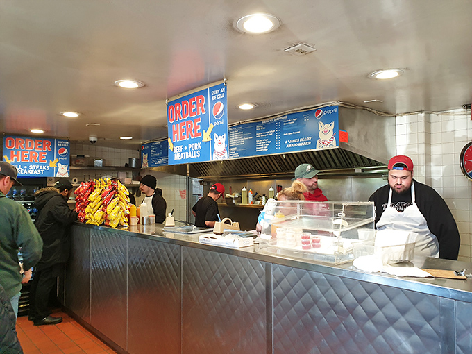 The counter where dreams come true. Order with confidence, receive with gratitude, and prepare for sandwich enlightenment.