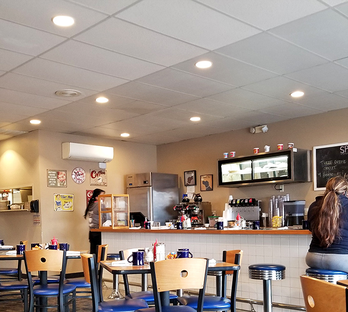 Where strangers become neighbors over coffee &ndash; the counter view offers dinner theater starring short-order cooks who never miss their cues.