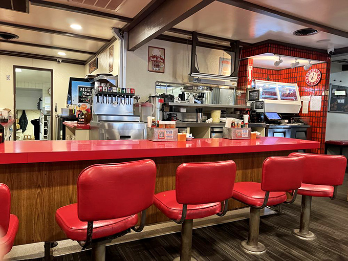 The counter seating&mdash;where solo diners become regulars, and the short-order ballet unfolds before your eyes in all its sizzling glory.