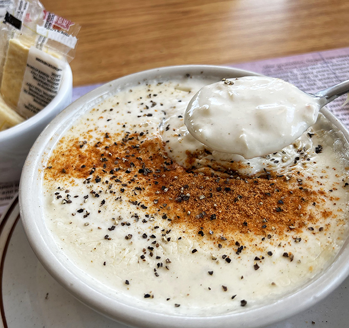This cream of crab soup isn't just a starter&mdash;it's a warm hug in a bowl. The kind of comfort food that makes rainy days something to look forward to.