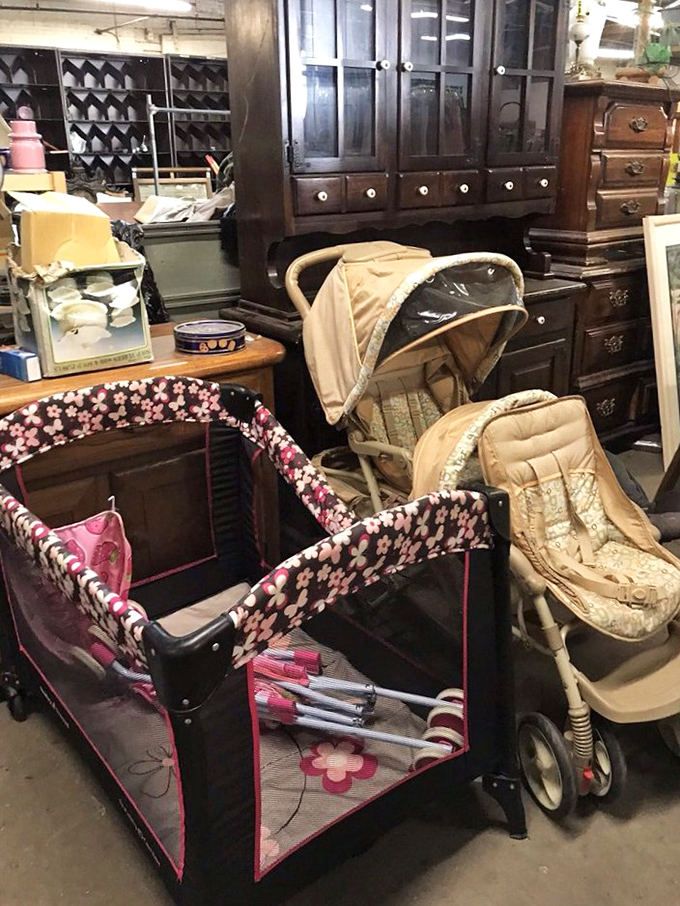 Yesterday's nursery items await tomorrow's families. Vintage cribs and playards offer charm and practicality for a fraction of retail prices.