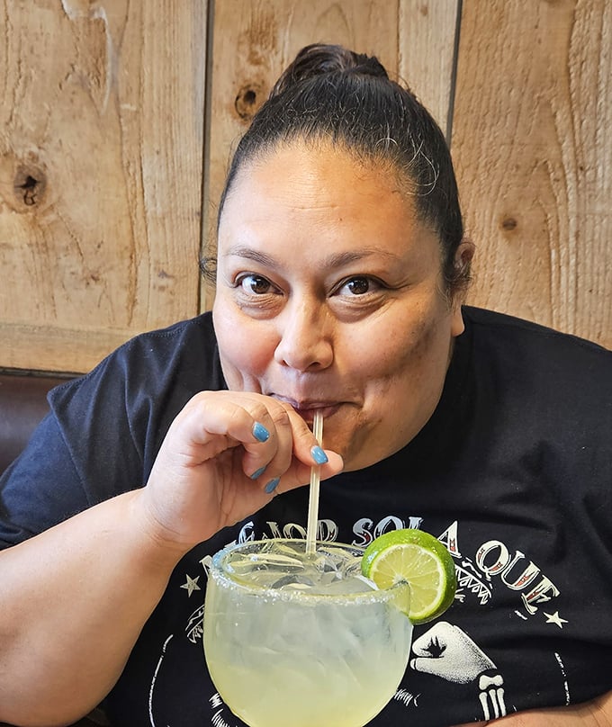 The universal truth of good dining: sometimes the most memorable meals happen with a straw in one hand and lime wedge in the other.