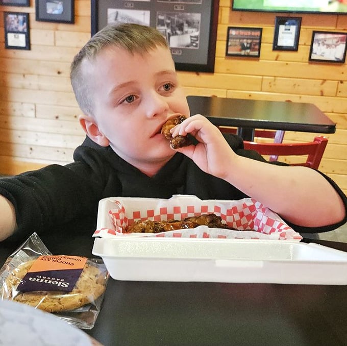 Even the youngest barbecue connoisseurs know when they've found the real deal &ndash; that look of pure concentration says it all.