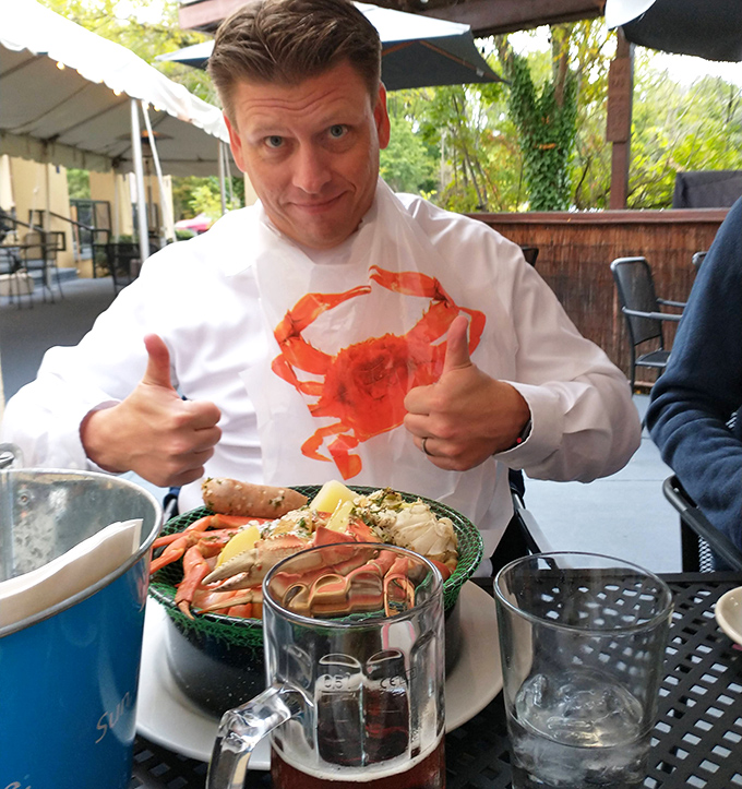 Not pictured: the moment when you realize you should have worn your expandable waistband pants. Some dining experiences require strategic wardrobe planning.