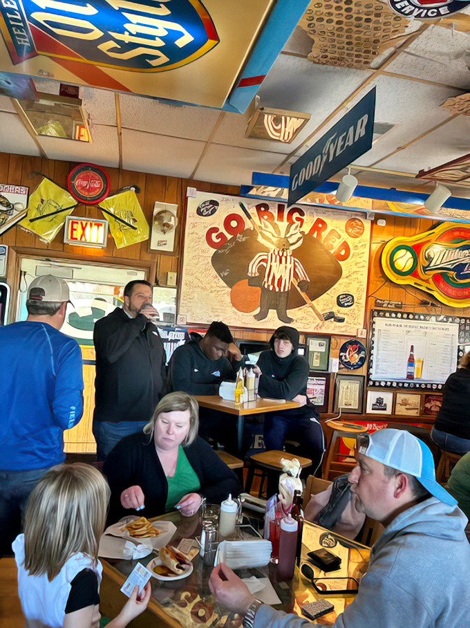 Where strangers become friends over shared tables and the universal language of "pass the ketchup, please."