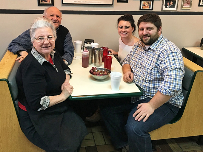 The true measure of a great diner? Multi-generational families returning again and again for that taste of tradition.