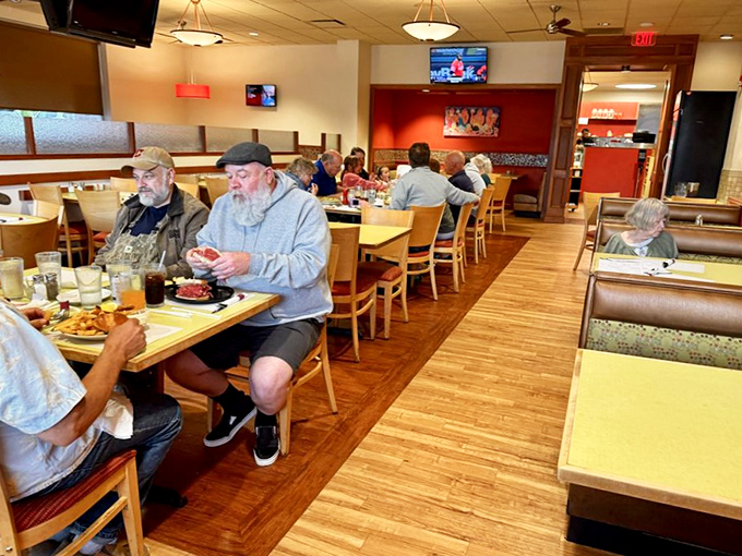 The dining room hums with the satisfied murmurs of regulars who've been coming here since before "foodie" was even a word.