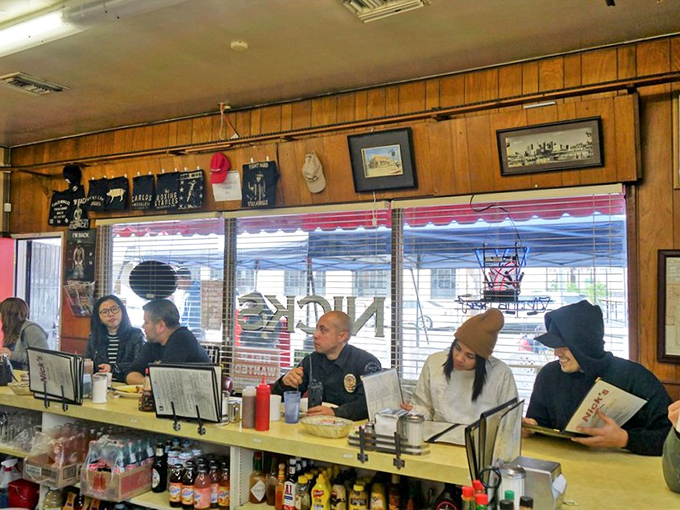 The horseshoe counter brings strangers together in the universal pursuit of excellent eggs and coffee&mdash;democracy in diner form.