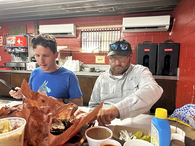 The sacred ritual of Texas barbecue&mdash;selecting your meat directly from the pit, where the pit master becomes both guide and gatekeeper.