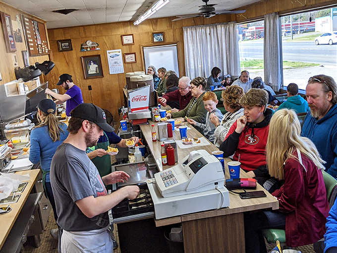 A full house at Johnson's is like Thanksgiving without the awkward political conversations. Just pure food appreciation society.