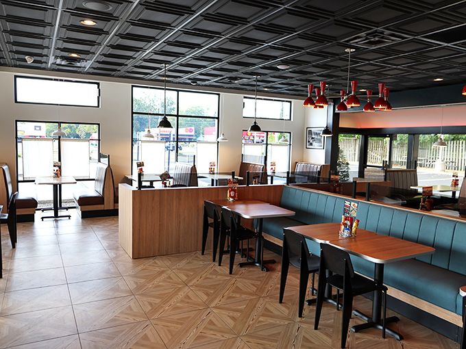 Modern meets traditional in this thoughtfully designed space where every seat feels like the best one in the house.