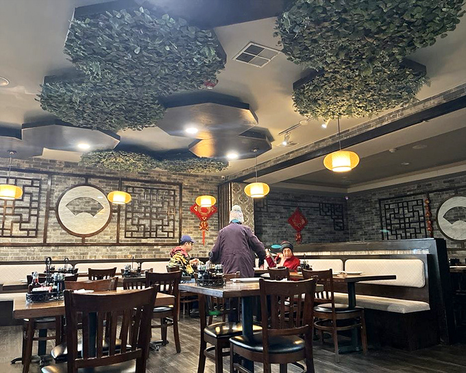 The dining room where cheesesteaks and shu mai coexist peacefully, like the UN of comfort food.