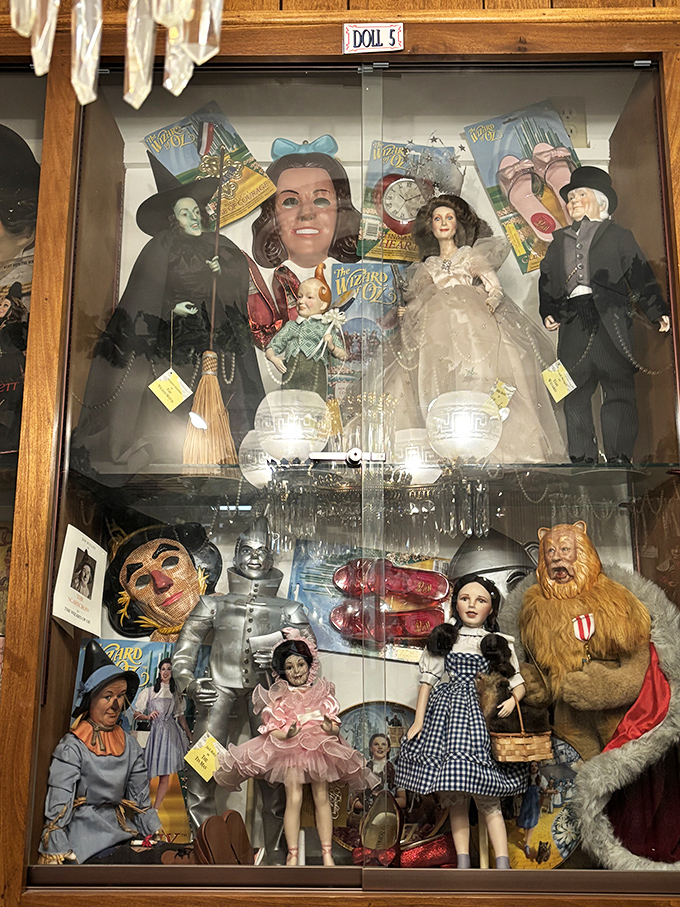 The Wizard of Oz comes to life in this meticulously curated display. Those ruby slippers might be small, but their cultural impact is anything but.