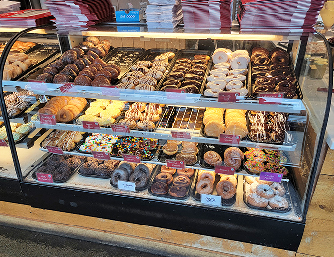 The display case at Beiler's isn't just a showcase&mdash;it's a museum of deliciousness where every exhibit is edible.