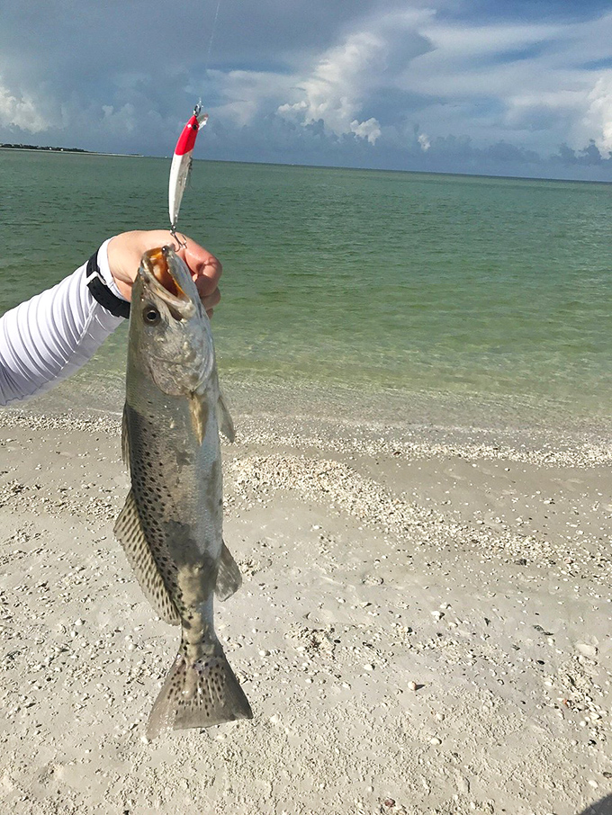 The island provides, if you know how to ask. This impressive catch proves Keewaydin's waters are as generous as they are beautiful.