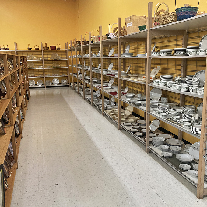 Dish paradise where complete sets await new dinner parties. These plates have stories to tell&mdash;and many meals yet to serve.