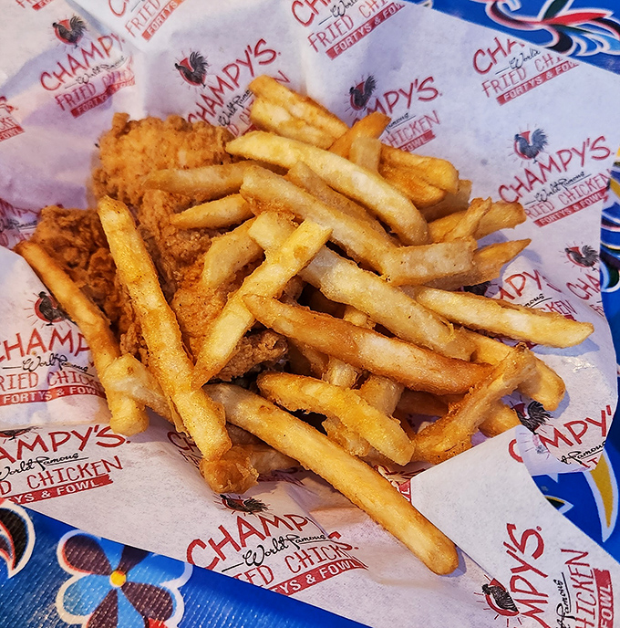 These aren't just french fries; they're the supporting actors that deserve their own Oscar in the drama of your perfect chicken meal.