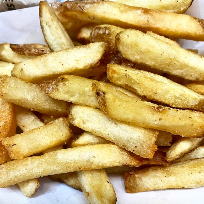 French fries so perfectly golden and crisp, they deserve their own Instagram account. Simple perfection needs no filter.