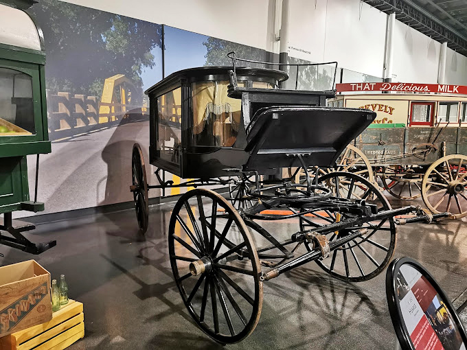 Before ambulances, this elegant horse-drawn hearse provided your final ride—talk about going out in style!