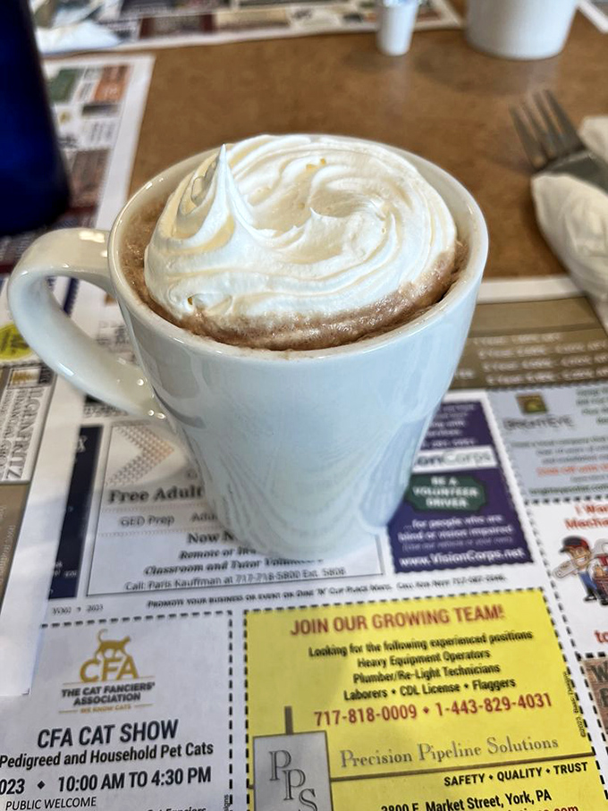 Hot chocolate that doesn't just warm your hands but your soul&mdash;that cloud of whipped cream is practically begging for a selfie.
