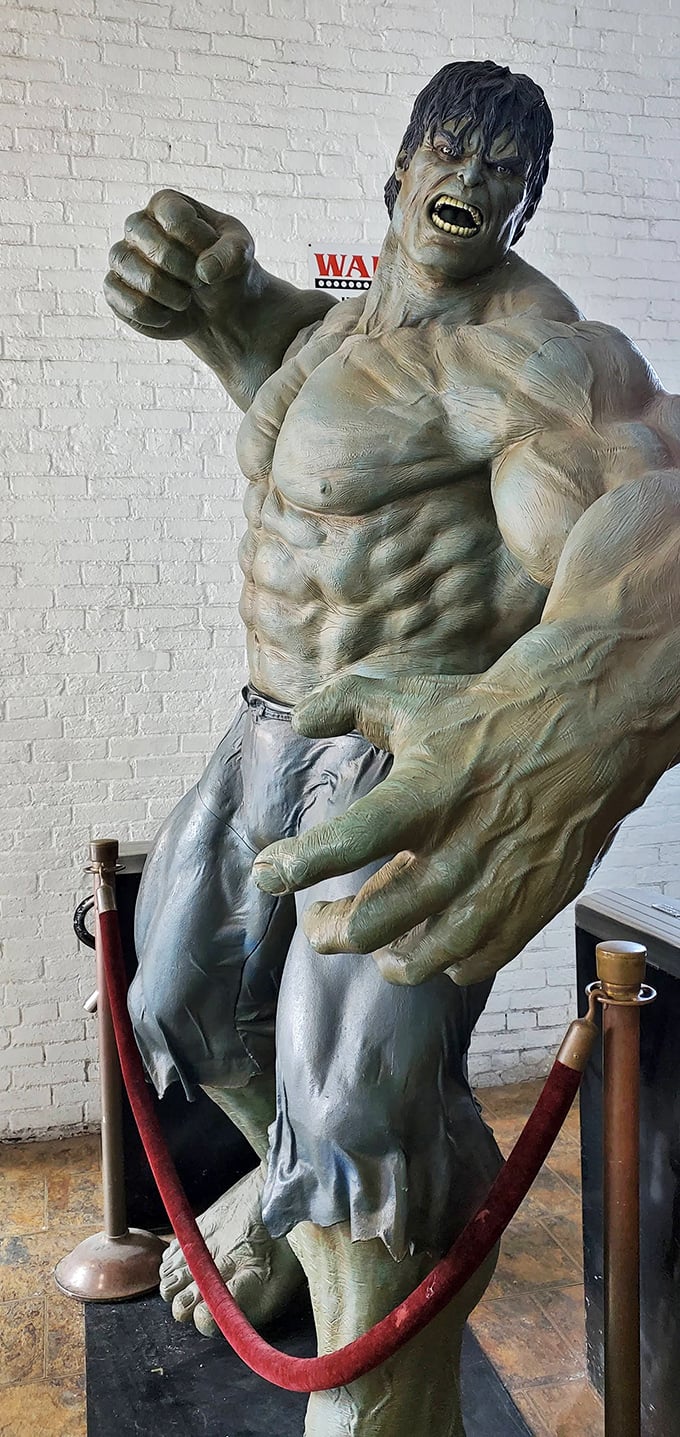 The Hulk's impressive physique puts my post-holiday fitness goals into humbling perspective. Those abs could grate cheese from across the room.
