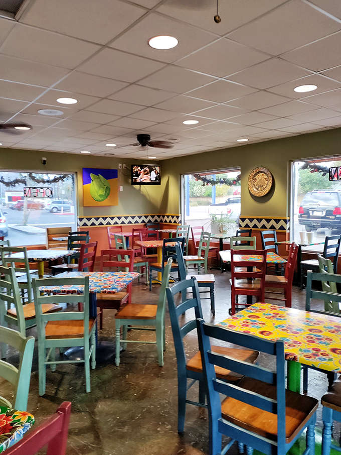 Bustling dining room energy where every table tells its own delicious story of satisfaction.