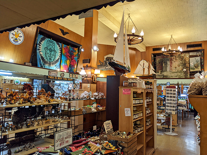 The gift shop area feels like your grandmother's attic&mdash;if your grandmother collected ship models, quilts, and Pennsylvania Dutch treasures.