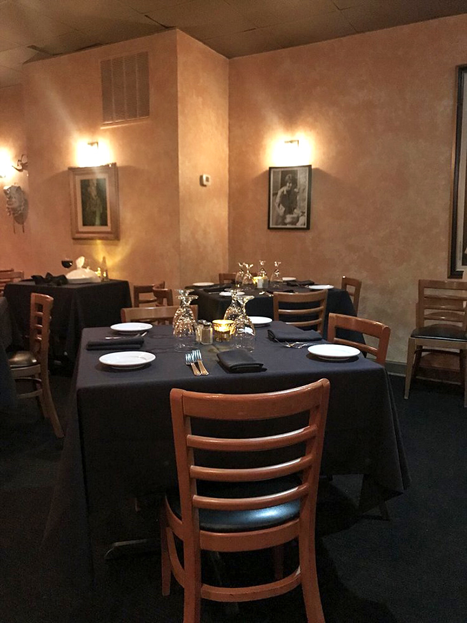 Dining room ambiance that whispers, "Stay awhile, order dessert, pretend you're on vacation in Tuscany."