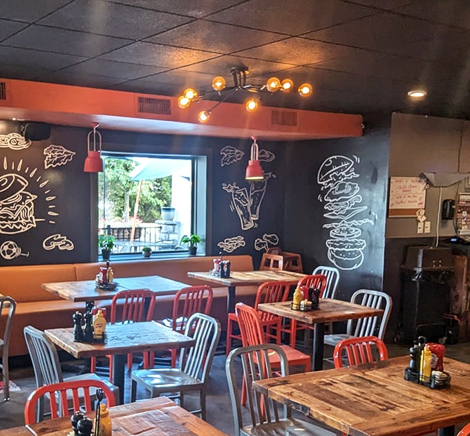 Where food dreams are sketched on walls before becoming reality on plates&mdash;like a delicious preview of coming attractions.