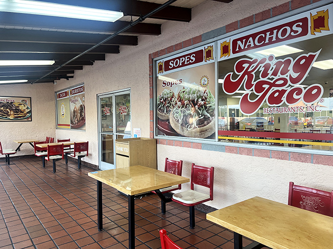 The dining area speaks volumes: "We put our energy into the food, not fancy furniture." And that's exactly as it should be.