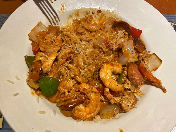 This jambalaya doesn't just bring New Orleans to Florida&mdash;it adds shrimp, sausage, and enough flavor to make you momentarily forget which Gulf you're near.