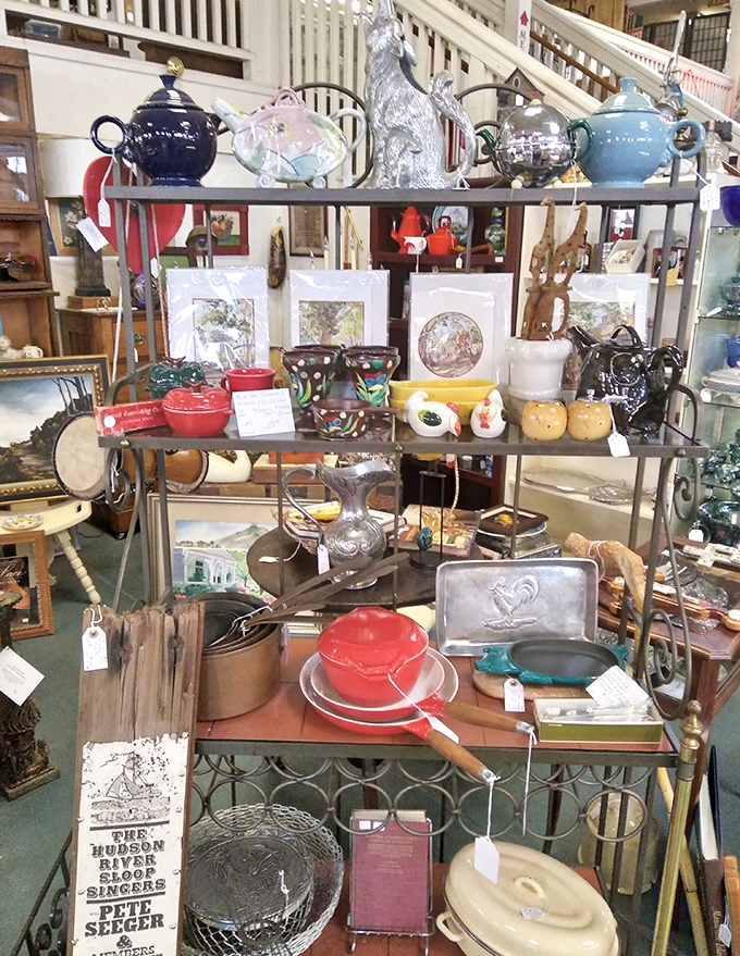 From colorful teapots to vintage cookware, this kitchen collection tells the story of American family meals across generations.