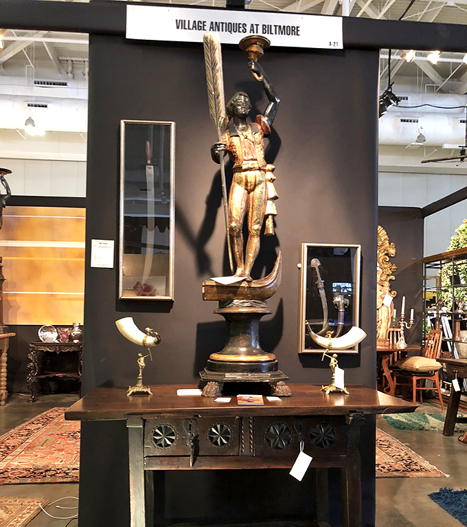 Not just a statue—a statement! This bronze figure commands attention like a general addressing troops, turning any entryway into a grand hall.