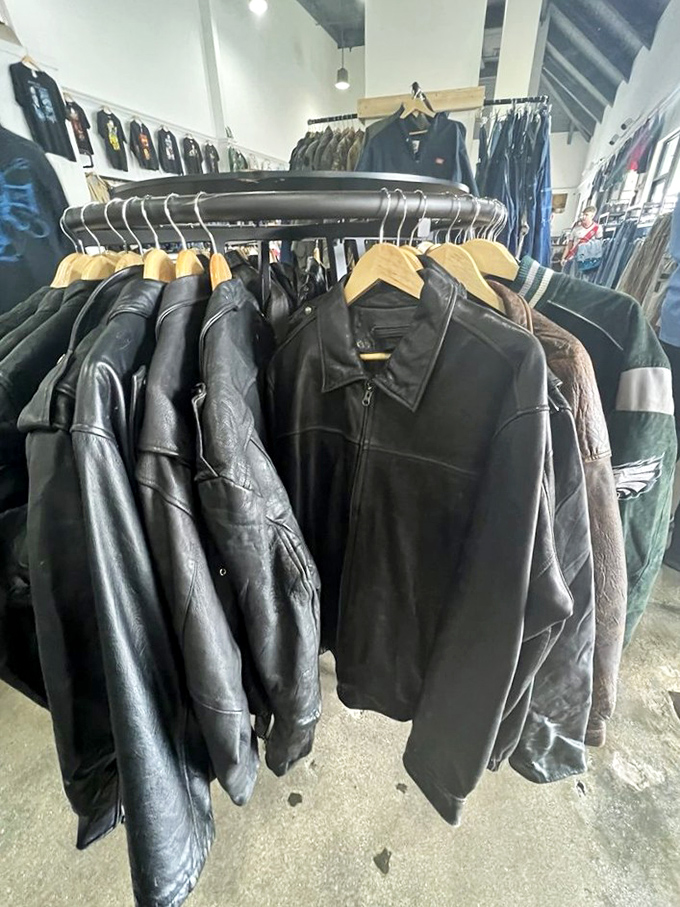 Leather jackets promise instant coolness, whether you're channeling Fonzie or modern motorcycle chic vibes.