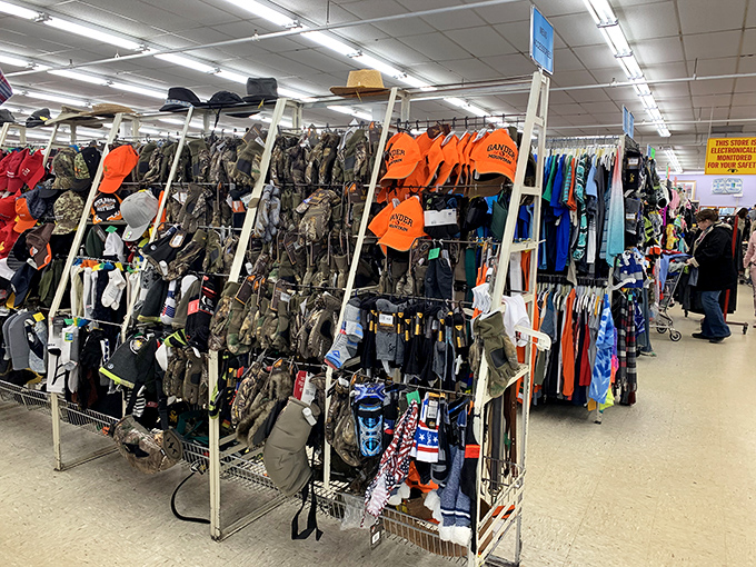 The hunting and outdoor section is camouflaged with savings. Orange vests that won't leave your wallet feeling shot!