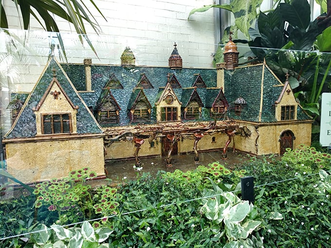This miniature mansion reminds us that even dollhouses get better real estate at Biltmore. It's smaller than my first apartment but definitely better maintained.