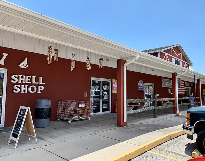 The Shell Shop beckons with coastal treasures and Florida kitsch. Even the most determined "I'm-just-browsing" shopper inevitably succumbs to its siren call.