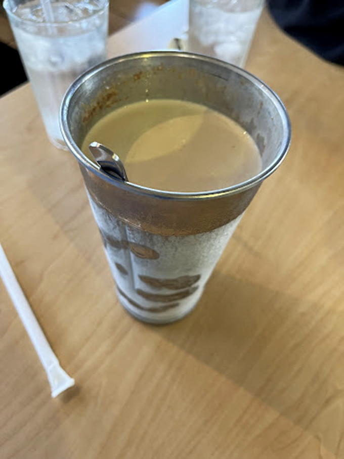 Peanut butter milkshake bliss that tastes like childhood memories in a frosty glass.