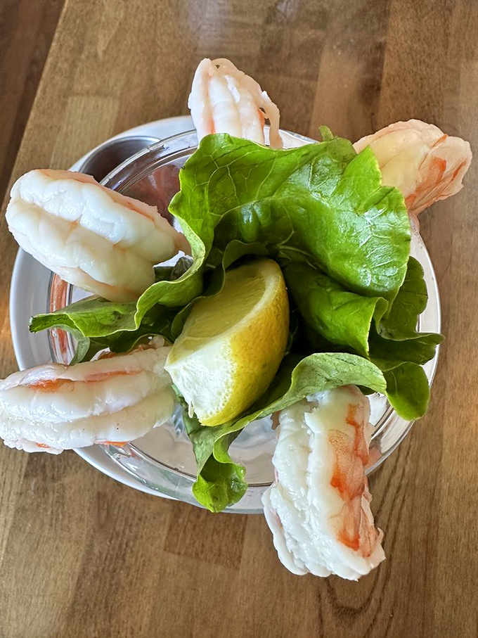 Prawns so fresh they practically introduce themselves. Served with cocktail sauce that knows its supporting role perfectly.