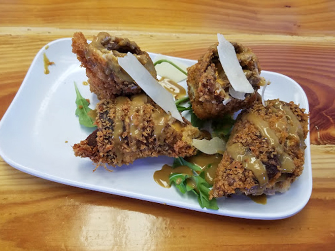 Reuben rolls that reimagine deli classics with crispy, golden innovation. Comfort food gets dressed up for a night on the town.