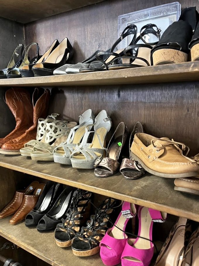 Footwear for every occasion imaginable. From cowboy boots to cocktail heels, your next favorite pair is hiding here.