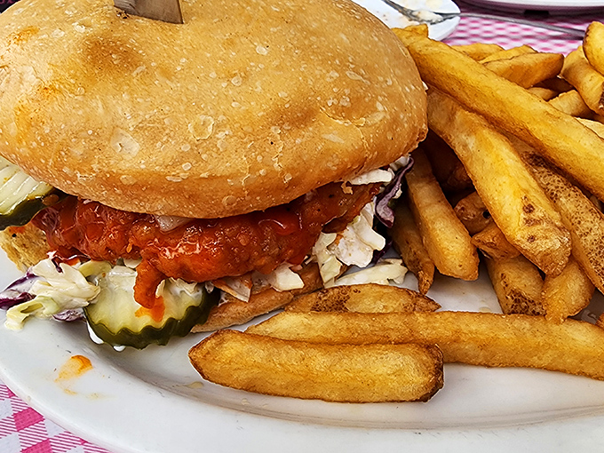 This isn't just a sandwich&mdash;it's a glorious mess requiring strategic eating, multiple napkins, and zero regrets about the shirt you're wearing.
